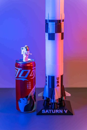 1:200 Scale NASA Saturn V carry rocket model Finished Painted product ...