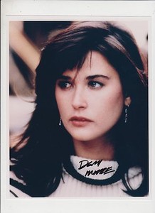 Demi Moore 20cm x 25cm signed photograph original with COA | eBay