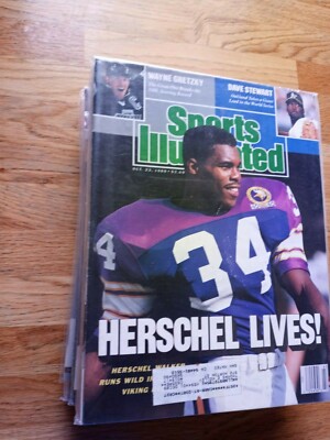 Herschel Walker & Vikings - Sports Illustrated - 10/23/1989 - Football ...