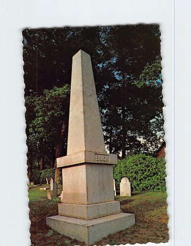Postcard Colonel Jonathan Buck Monument Bucksport Maine USA | eBay