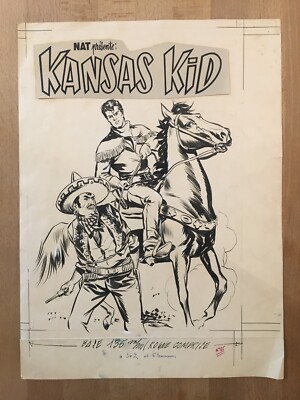 Kansas Kid - Original de couverture - Raphaël Marcello - TBE | eBay