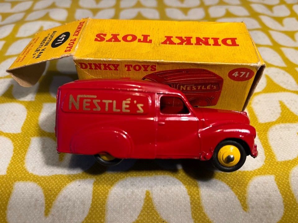Dinky Toys AUSTIN Nestle’s VAN 471 (England) BOXED ***excel cond ...