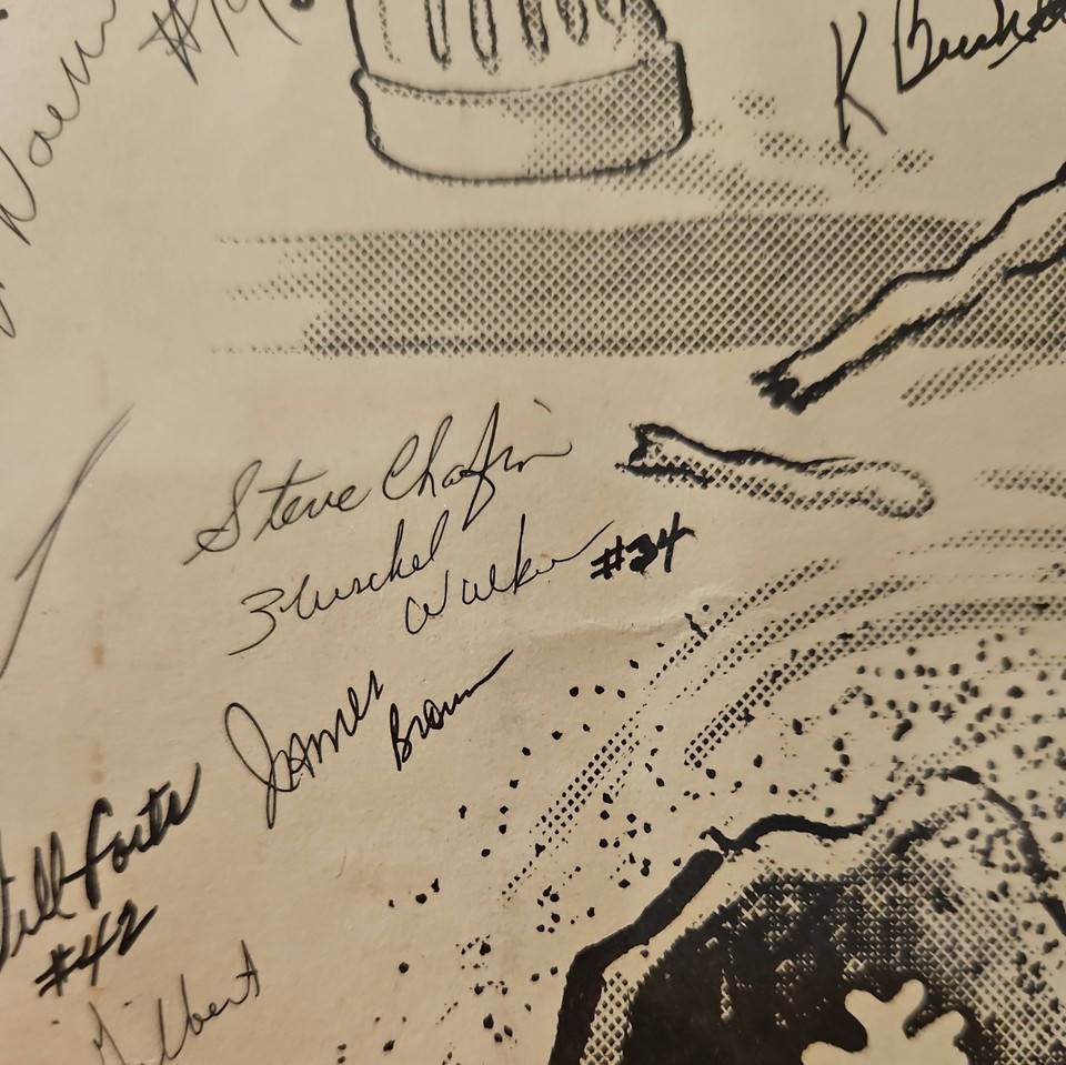 University Of Georgia 1980 National Champion Chick-Fil-A Poster, Signed ...