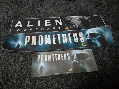 ALIEN COVENANT & PROMETHEUS THEATER MYLARS 5X25 RARE | eBay