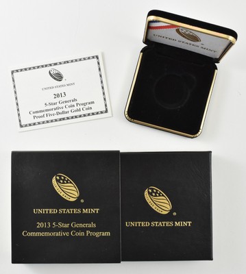 2013 5 Star Generals Gold Commemorative OGP Box - NO Coins | eBay