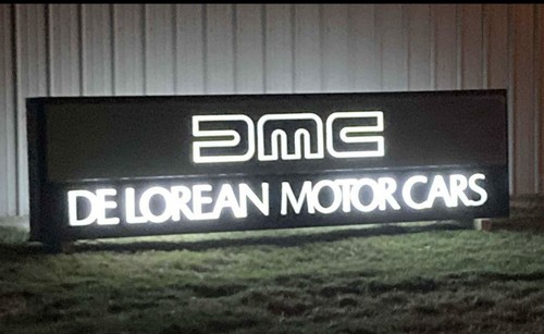 DMC Delorean Dealership Sign | eBay