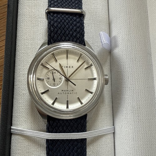 Timex Blue Mens Analogue Watch Marlin Jet Automatic TW2V72300 | eBay UK