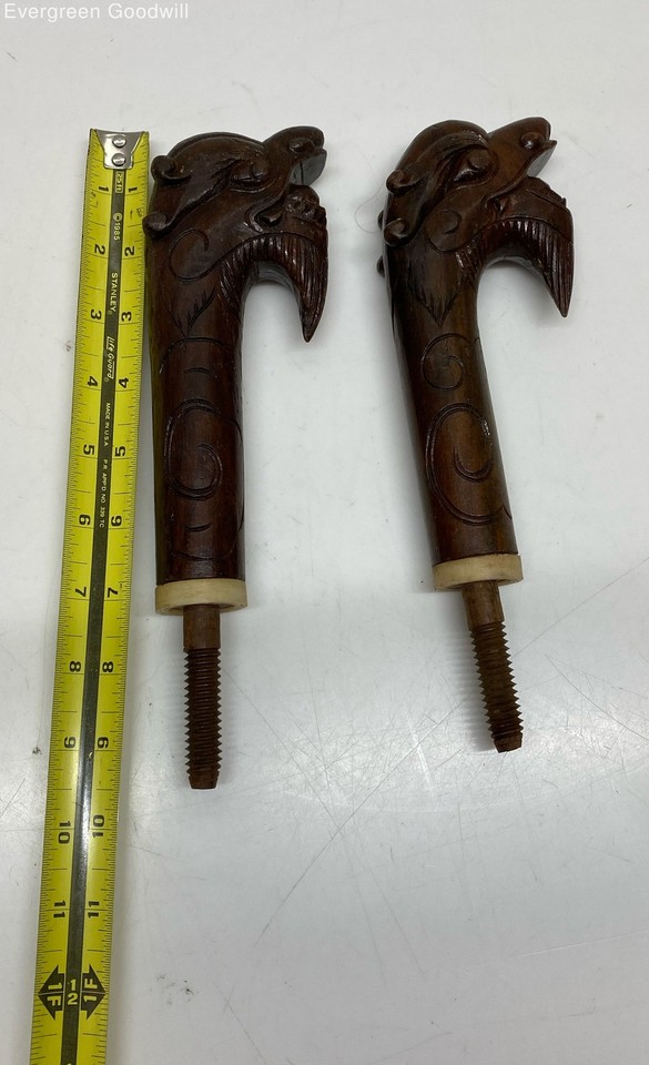 Lot of 2 Vintage Vietnam War Short Timer Stick wooden Heads | eBay