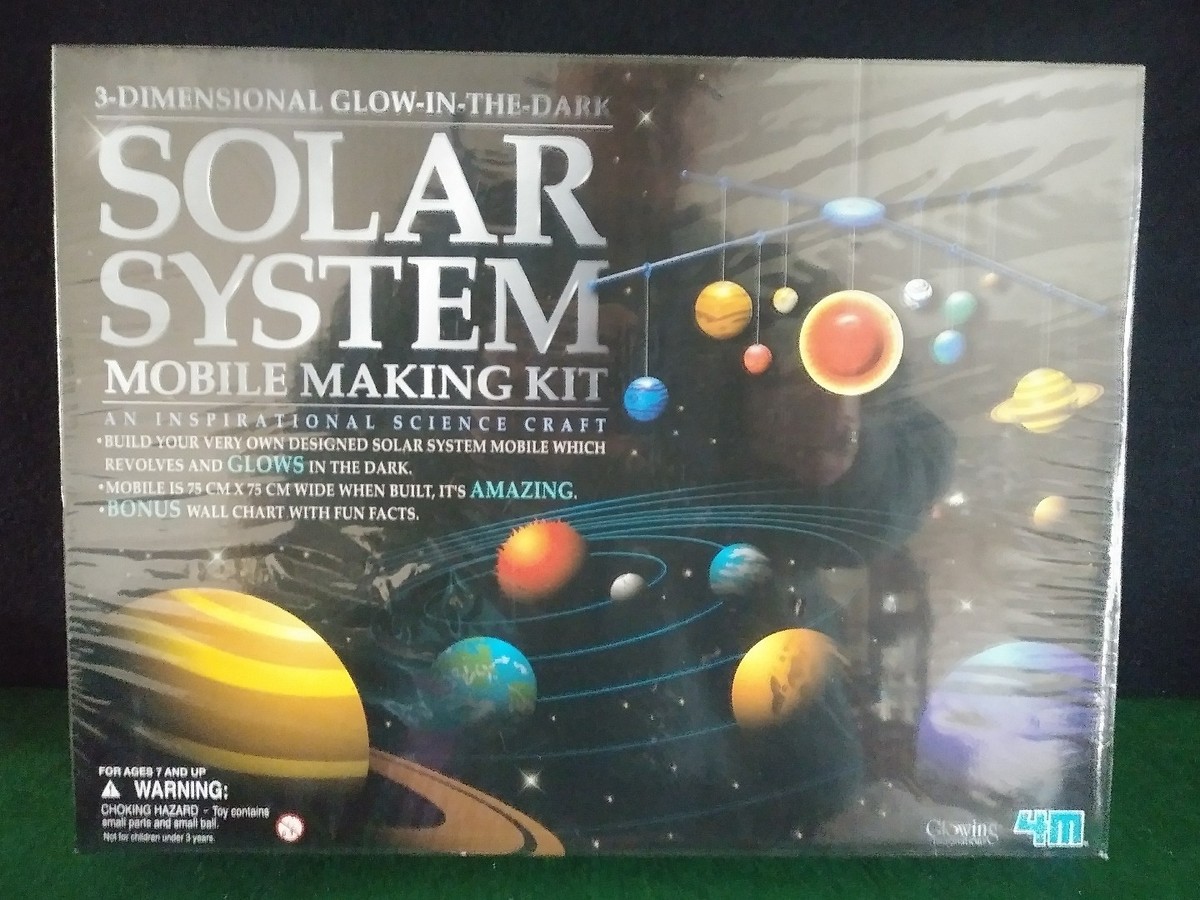 Light Up Solar System Mobile Kids Solar System Mobile Kit DIY Planet
