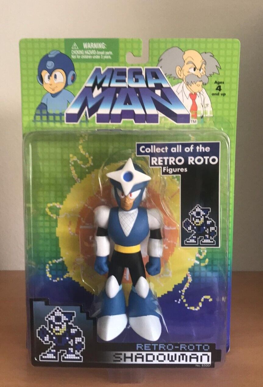 Megaman Mega Man Retro - Roto Shadowman 2005 Figure Jazwares Capcom for ...