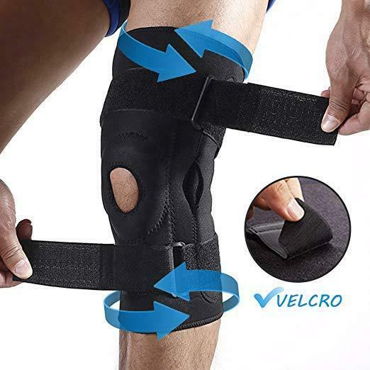 Knee Support AOLIKES Brace Double Metal Hinged Full Knee Support Stay ...
