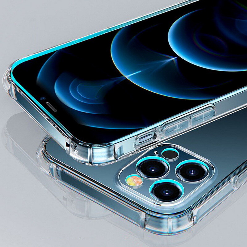 For iPhone 15 Pro Max 14 13 12 11 XR Shockproof Transparent Soft Slim Case Cover | eBay UK