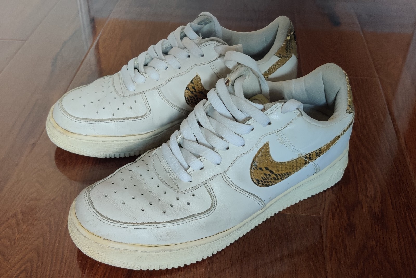 1996 Nike Air Force 1 Ivory Snake 8US 90s Stash Supre… - Gem