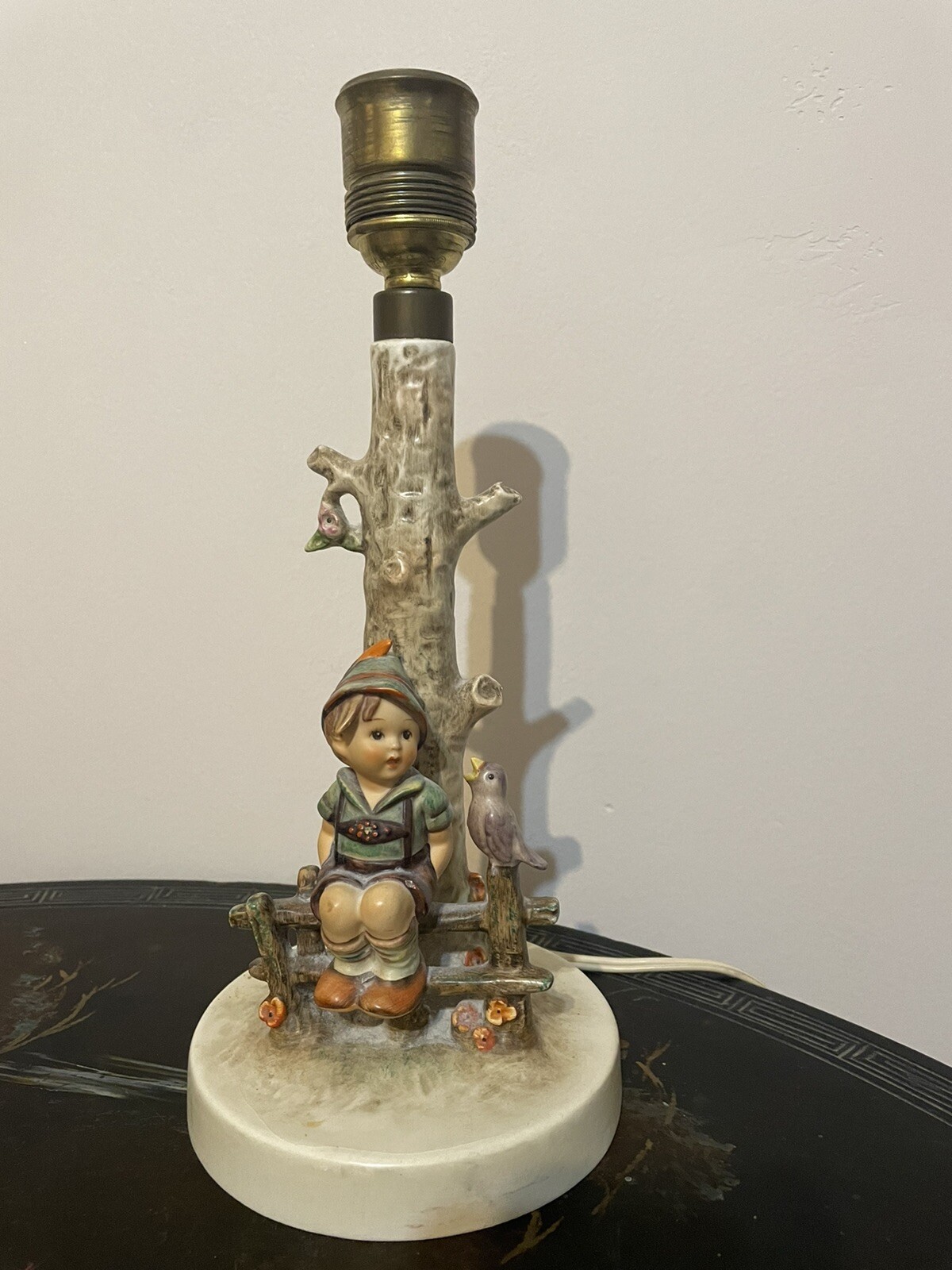 HUMMEL "WAYSIDE HARMONY TABLE LAMP" Hum 224/I * 12” H * BOY | eBay