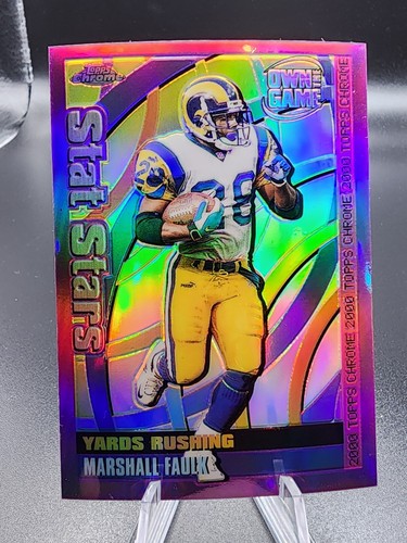 2000 Topps Chrome Own the Game Refractor Marshall Faulk #OTG10 HOF | eBay