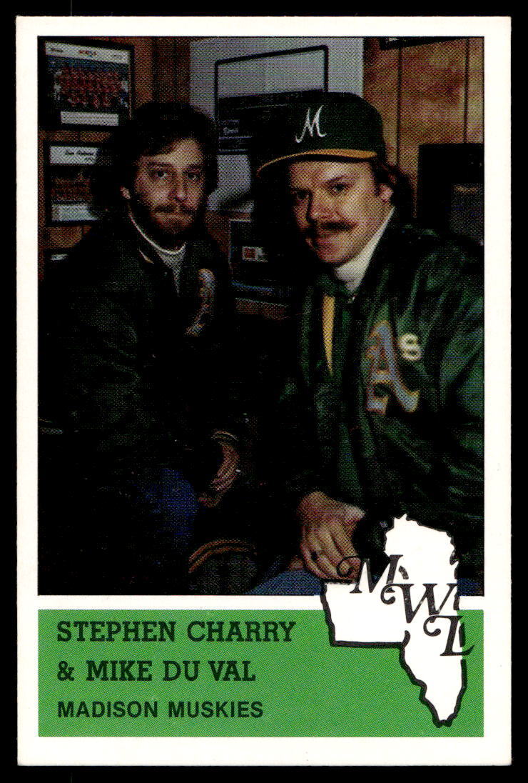 1983 Fritsch Madison Muskies 2 Stephen Charry / Mike DuVal GM Baseball ...