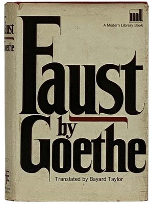 Faust (The Modern Library of the World's Best Books ML 177) | eBay
