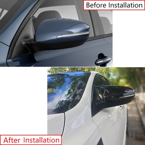 Carbon Fiber OX Horn Exterior Rear View Mirror Cover For Kia Optima K5 ...