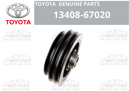 TOYOTA Genuine Hilux 4Runner 1KZTE Engine Crankshaft Pulley 13408-67020 ...