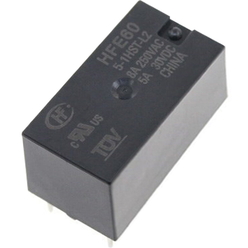 1PC Hongfa HFE60-5-1HST-L2 5VDC Power Relay 6Pins 8A 250VAC for sale ...