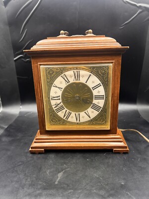 Spartus Electric Clock The House Of Time Chime Table Top Mantle Classic ...