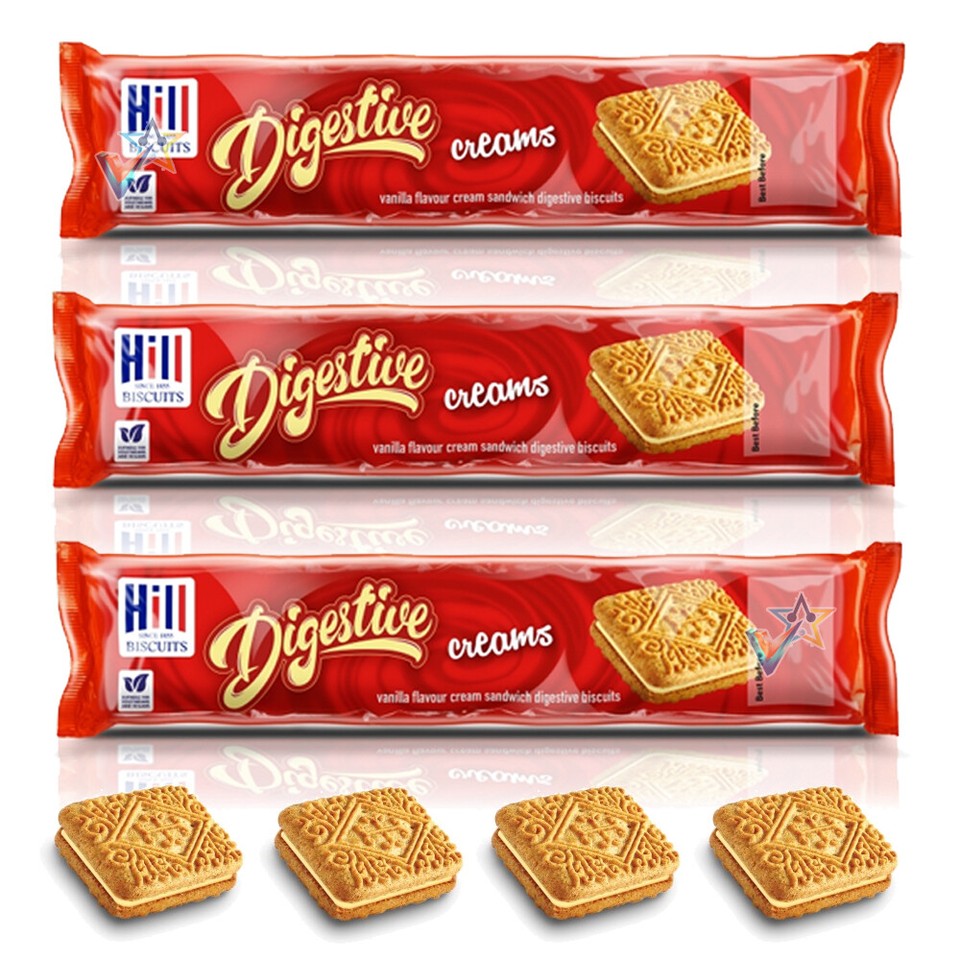 Hills Creams Biscuits Orange, Strawberry, Coconut, Digestive, Chocolate ...