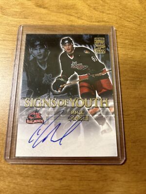 2003-04 Topps Signs of Youth #RN Rick Nash AUTO - Columbus Blue Jackets ...