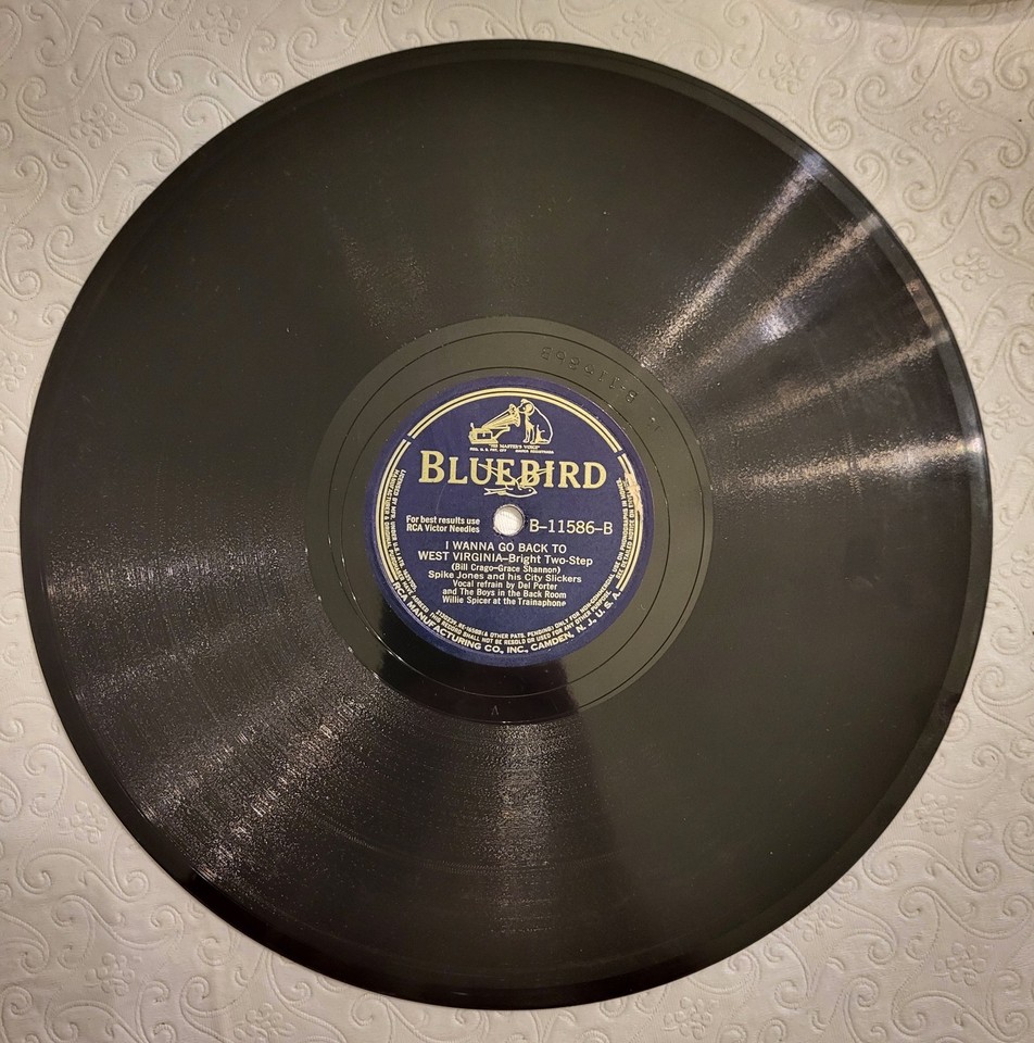 78 RPM Victor & Bluebird- Spike Jones OH! By Jingo, Der Fuehrer's Face ...