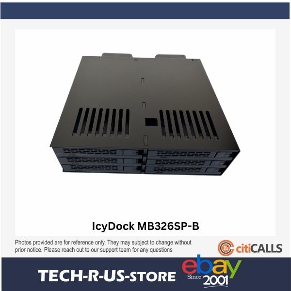 ICY DOCK MB326SP-B Removable Storage Drive - 6x2.5 inch SATA SAS HDD ...