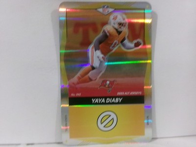 YAYA DIABY 2025 Uno Elite Alt Jerseys YELLOW Foil #042 TAMPA BAY ...
