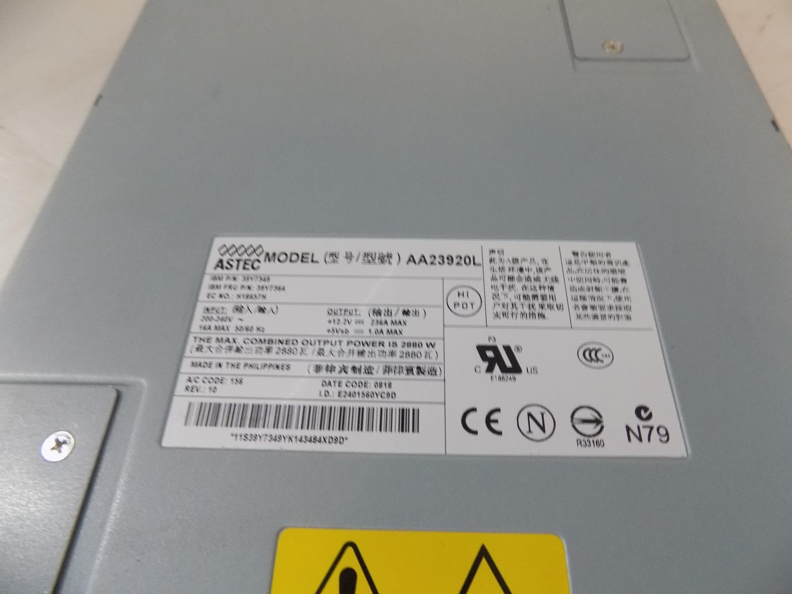 Amity Labs ASTEC Model AA23920L 3 Fan Power Supply for sale online | eBay