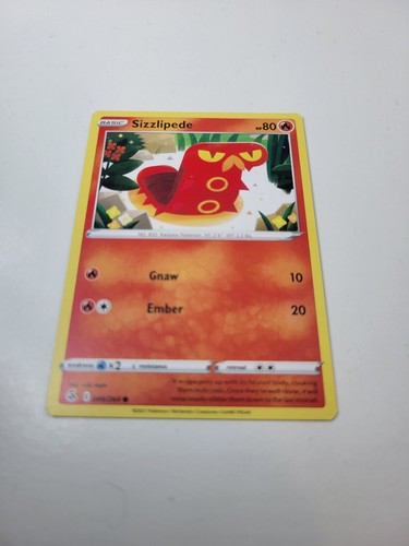 Pokémon TCG Sizzlipede Fusion Strike 046/264 Regular Common Card NM ...