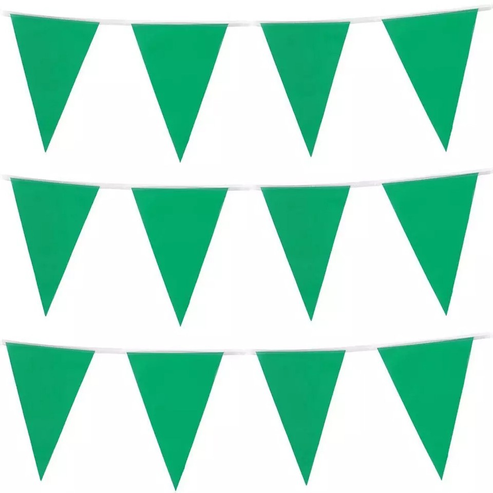 10M COLOUR BUNTING 20 FLAGS PARTY WEDDING DECORATION EVENT GARDEN HOME ...
