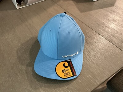 Carhartt Outdoor Cap Light Blue Flex Fit 110 Adjustable Brand New with ...