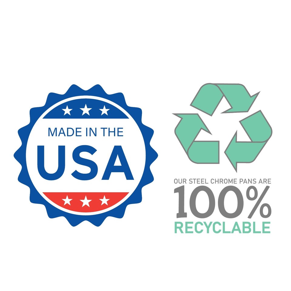 316048413 316048414 Frigidaire Replacement Drip Pan Set, Two 6-Inch ...