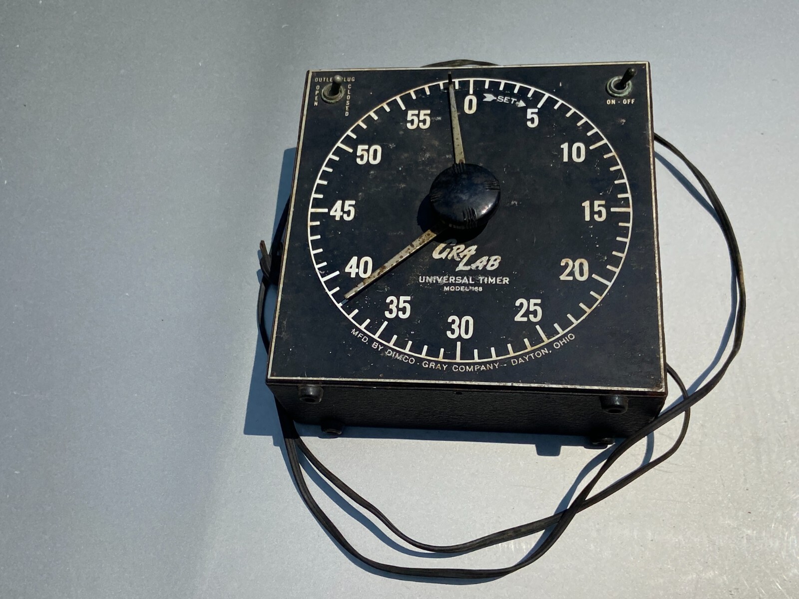 Vintage Dimco-Gray / Gralab Darkroom Timer Model 168 WORKING nice ...