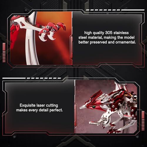 3D Metal Puzzle for Adults, Phoenix 3D Metal Model Kits, Red Phoenix | eBay