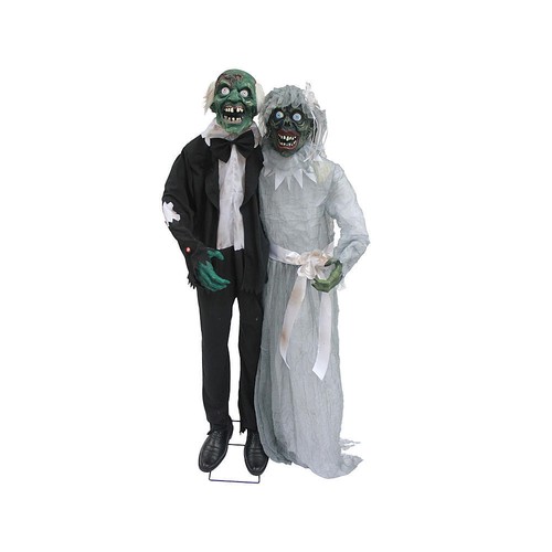 The Newly Deads 5' ft Halloween Animated Decoration Animatronic Prop ...