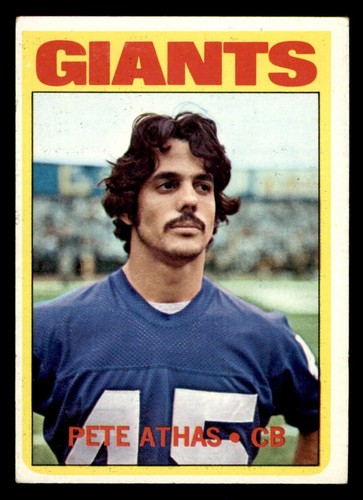 1972 Topps Football #48 Pete Athas VG/EX *d3 | eBay