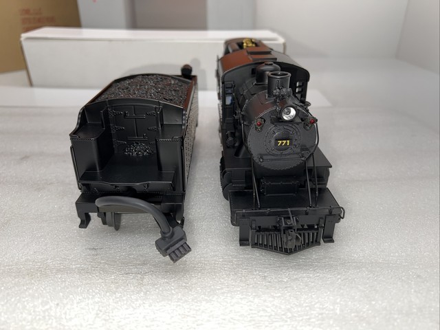 JM Lionel 6-18089 CNJ Camelback 4-6-0 Steam Locomotive #771 w Command ...