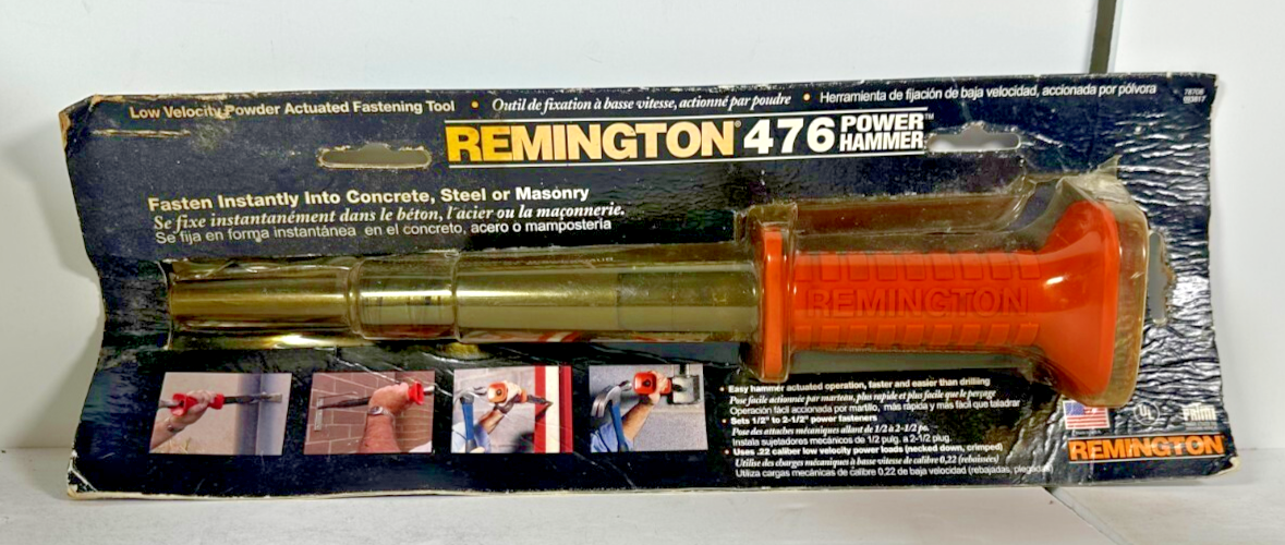 Remington 476 Power Hammer Low Velocity Powder Actuated Fastening Tool ...
