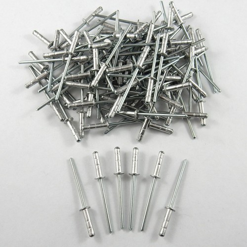 1/8" SMALL HEAD MULTI GRIP RIVETS - 100 PK, Speedway Drag Dzus Spring ...