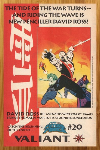 1993 Valiant Comics Rai and the Future Force Vintage Print Ad/Poster ...