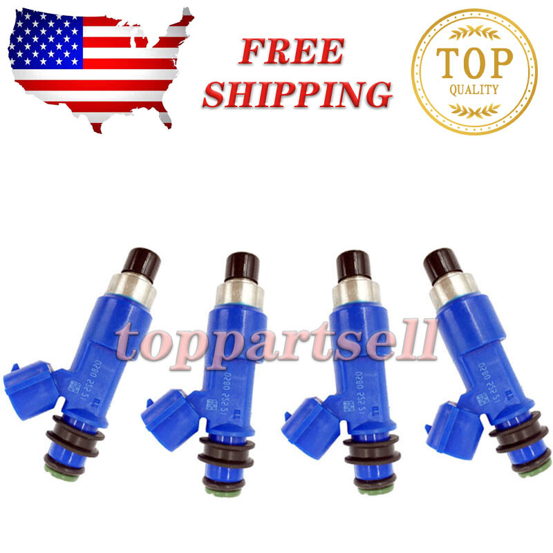 4x Fuel Injectors 16611-AA720 842-12341 For Subaru Impreza WRX 2.5L H4 ...