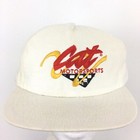 Vtg CAT Motorsports Racing Hat Nascar Spell Out Snap back Trucker ...