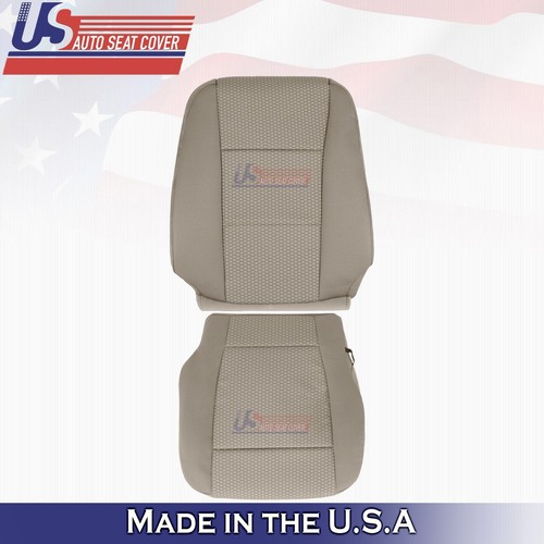 2015 to 2019 Fits Ford F150 Driver Bottom & Top Cloth Seat Cover Light ...