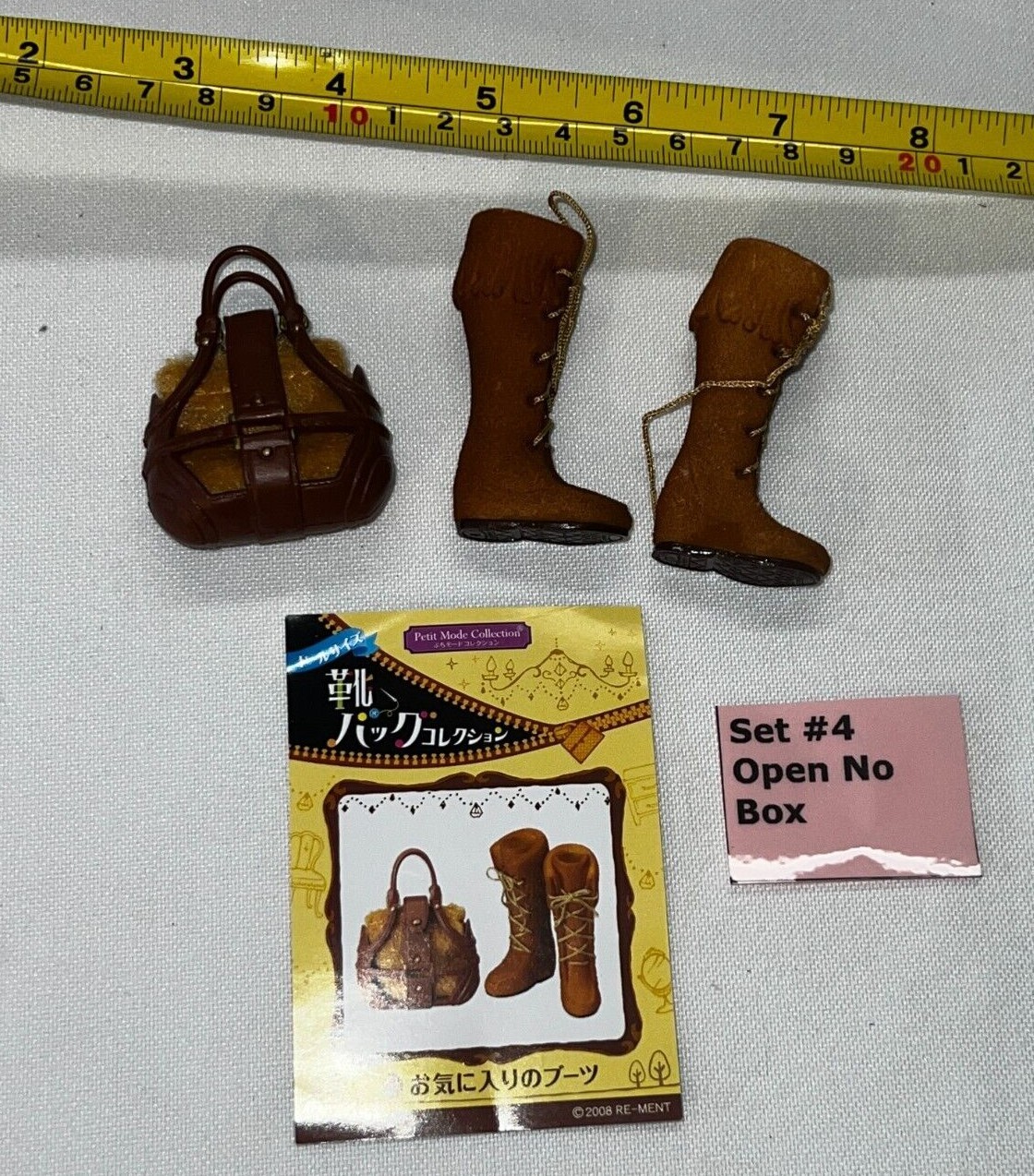 Re-Ment Petit Mode Shoes Blythe Barbie Shoes handbags Accessories Sets ...