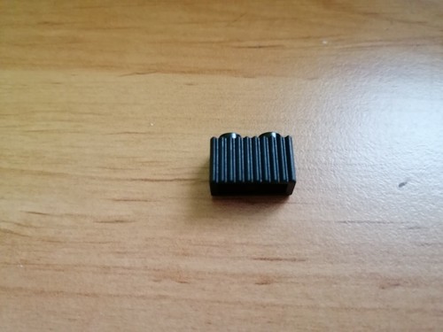 LEGO 2877+287726 BRICK,MODIFIED 1X2 WITH GRILLE/FLUTES COLOR BLACK | eBay