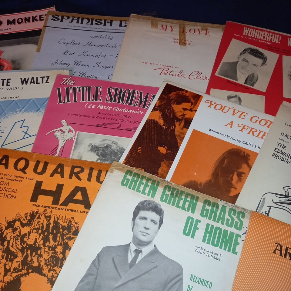 JOB LOT VINTAGE SHEET MUSIC...... | eBay UK