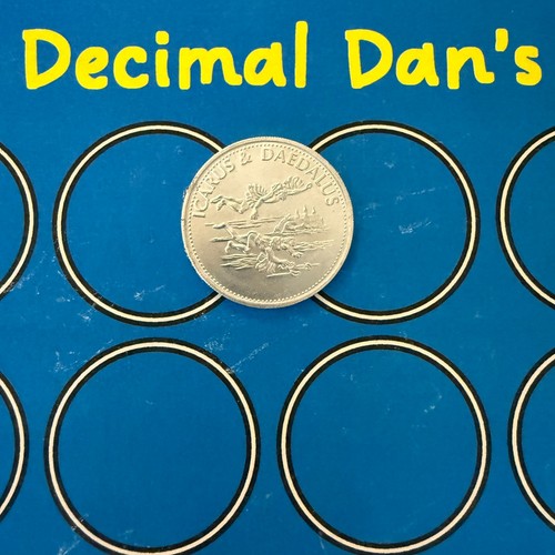 Shell Token - Man In Flight - Icarus and Daedalus - Greek Myth - Issued ...